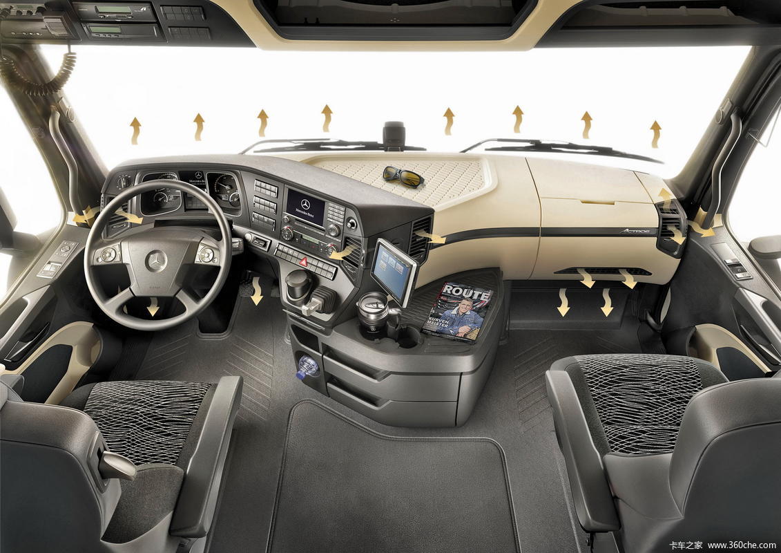 【图】奔驰新Actros内饰图片_卡车之家